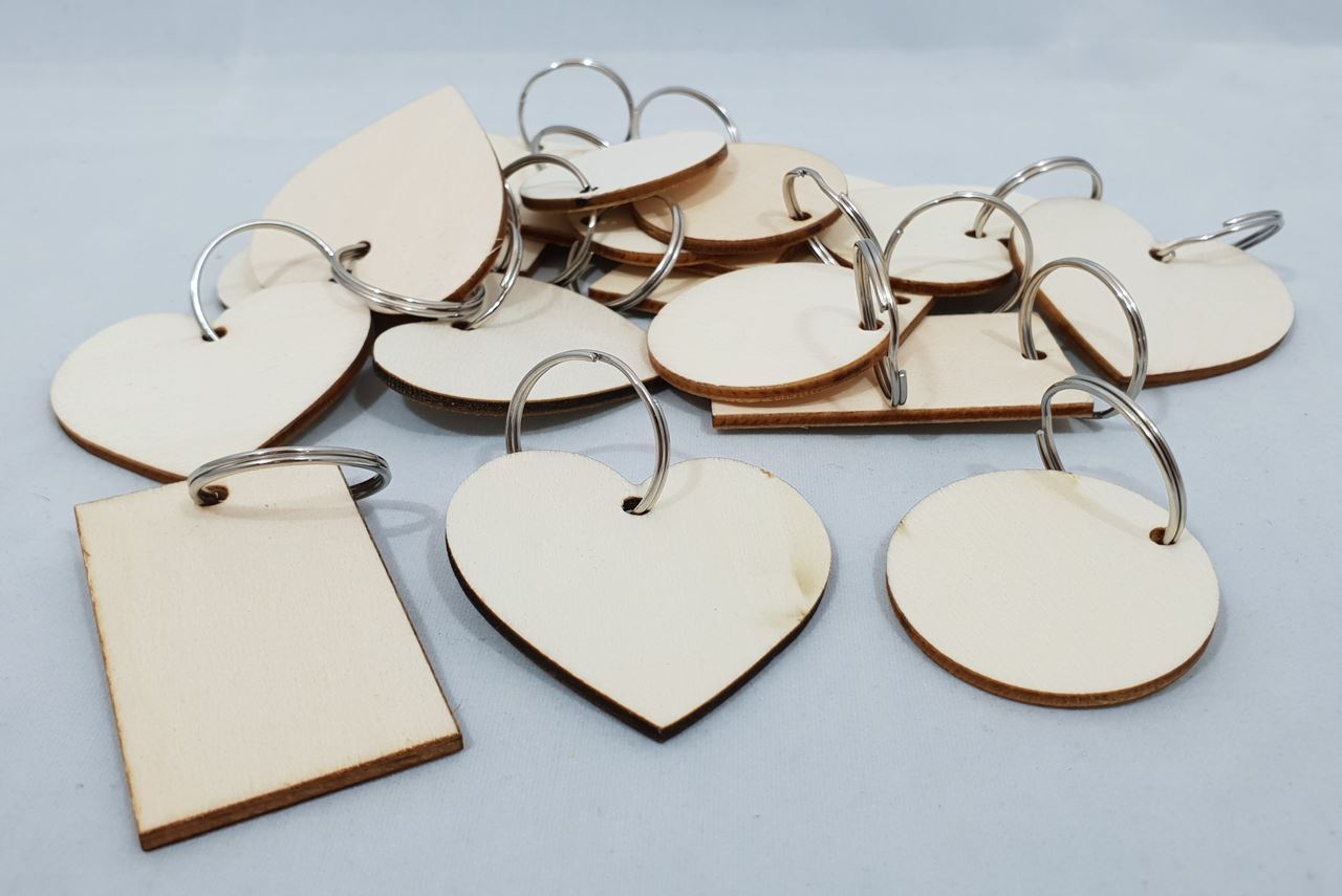 DIY Wood Keyrings