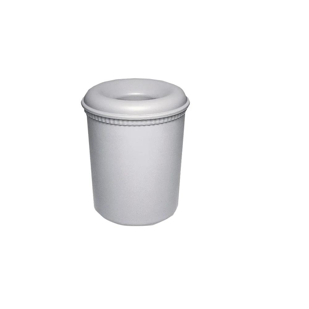 Fireproof Safety Waste Paper Bin - Stone grey - x 3 - Exacompta