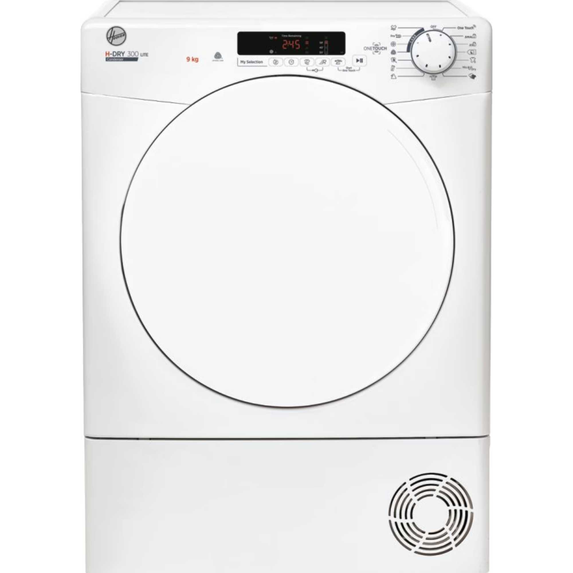 Hoover 9kg WiFi Condenser Tumble Dryer - White HLEC9DF