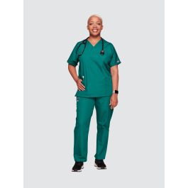 Cherokee 4700 Scrub Tunic (Colour : Eggplant, Size : XS)