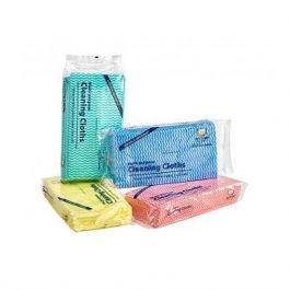 Heavy Duty Coloured Cleaning Cloths, Yellow, 25 per pack