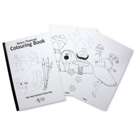 Retro Themed A4 Colouring Book