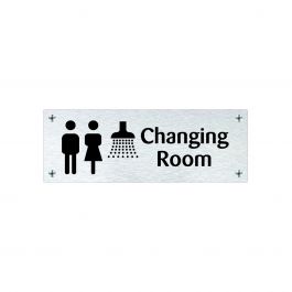 Indicia Wall Sign - 350 x 125mm - Unisex Changing Room