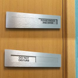 Indicia Do Not Disturb Door Slider Sign - 200x50mm