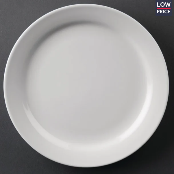 Olympia Athena Narrow Rimmed Plates 165mm (Pack of 12)